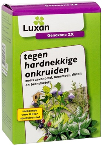 Genoxone ZX tegen hardnekkig onkruid in gazon 100 ml – Luxan (vervangt ...