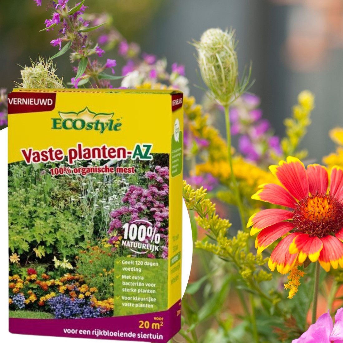 Vaste Planten Mest AZ 1.6 kg - Ecostyle Les Bulbes a Fleurs